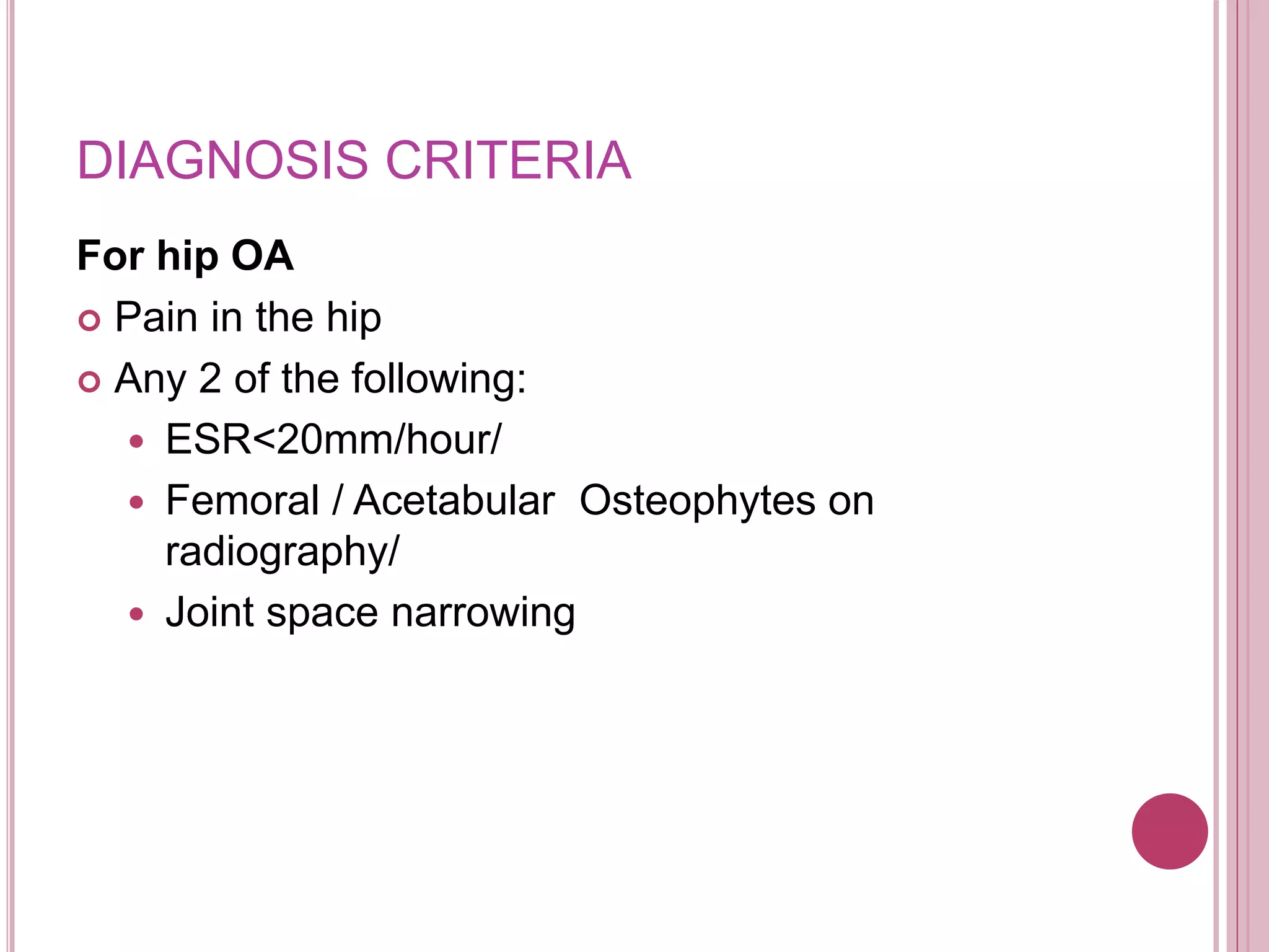 Osteoarthritis | PPTX