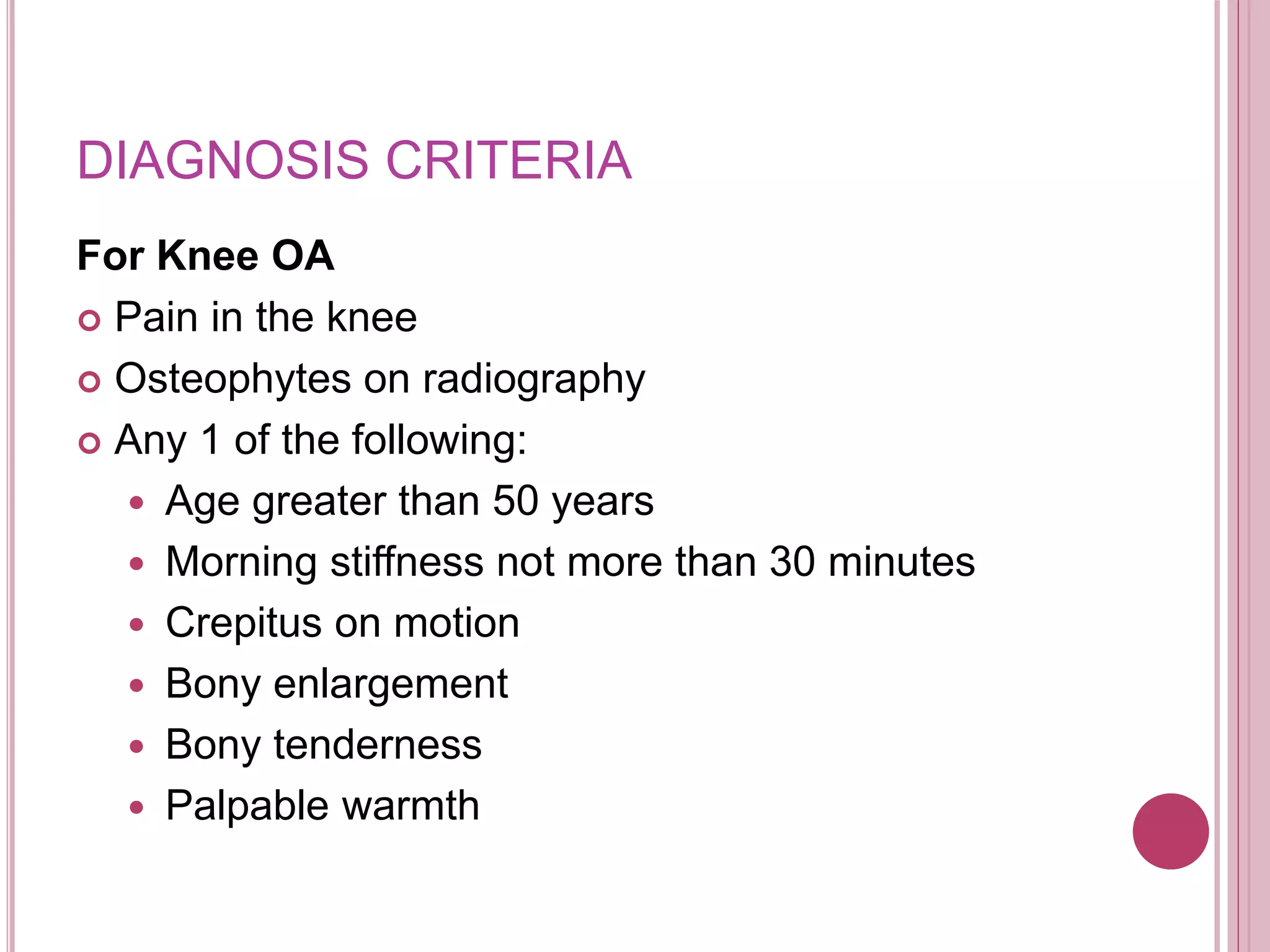 Osteoarthritis | PPTX