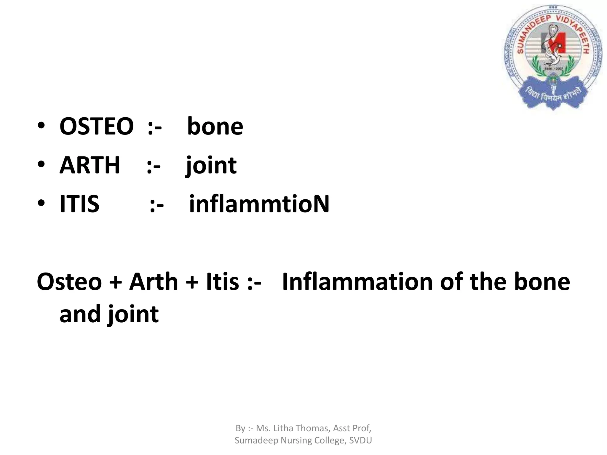Osteoarthritis | PPTX