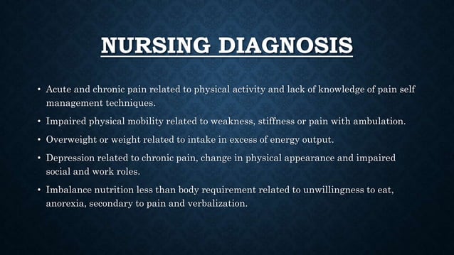 Osteoarthritis in Nursing studies | PPTX | Bone and Joint Conditions ...