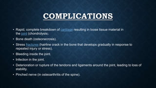 Osteoarthritis in Nursing studies | PPTX | Bone and Joint Conditions ...