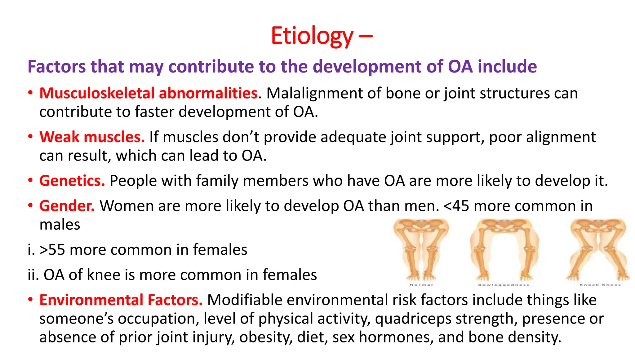 Musculoskeletal disorders: Osteoarthritis,.pptx