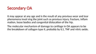 Presentation on Osteo Arthritis Disorder.pptx