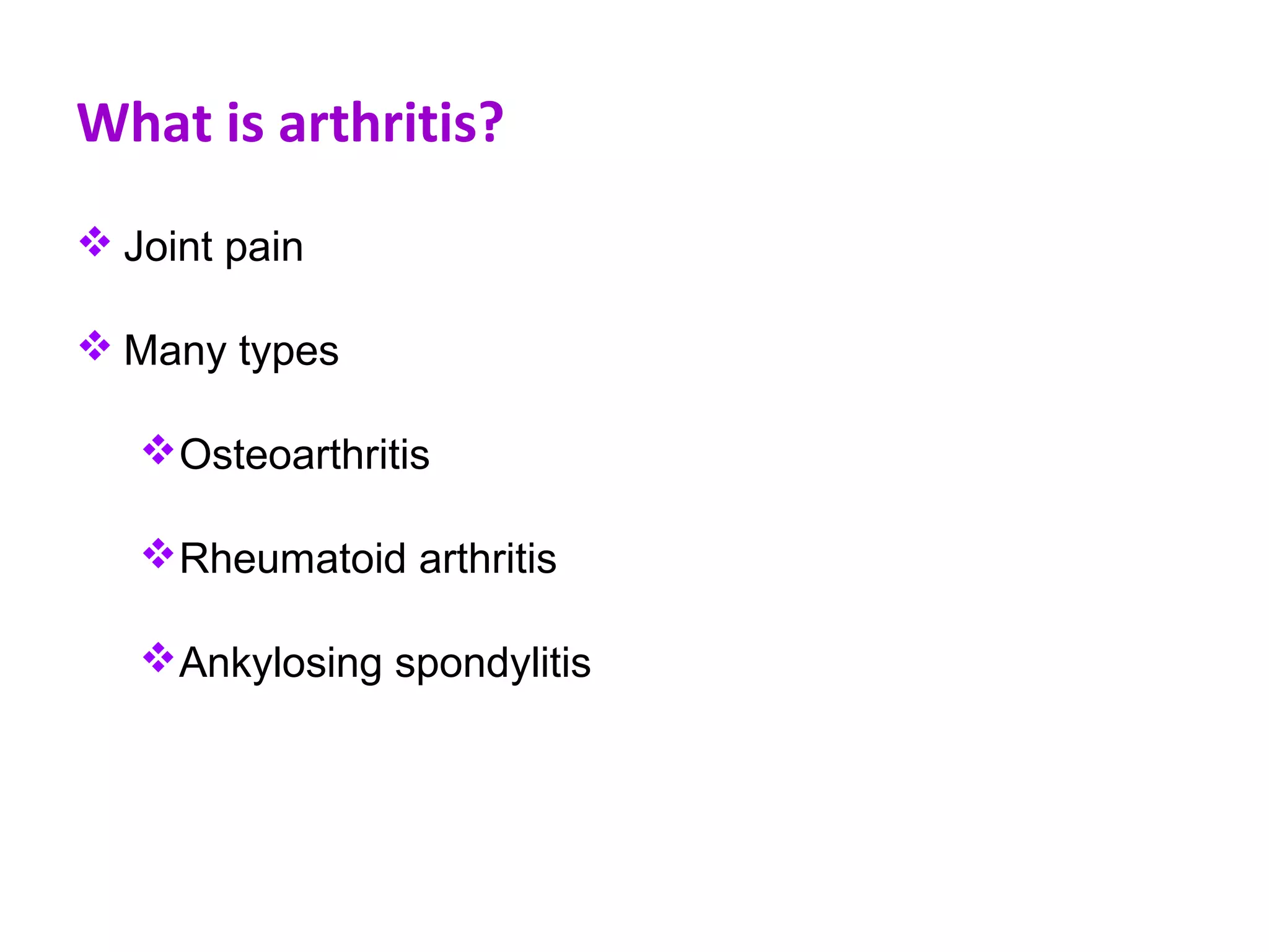 Osteoarthritis patient-education | PPT