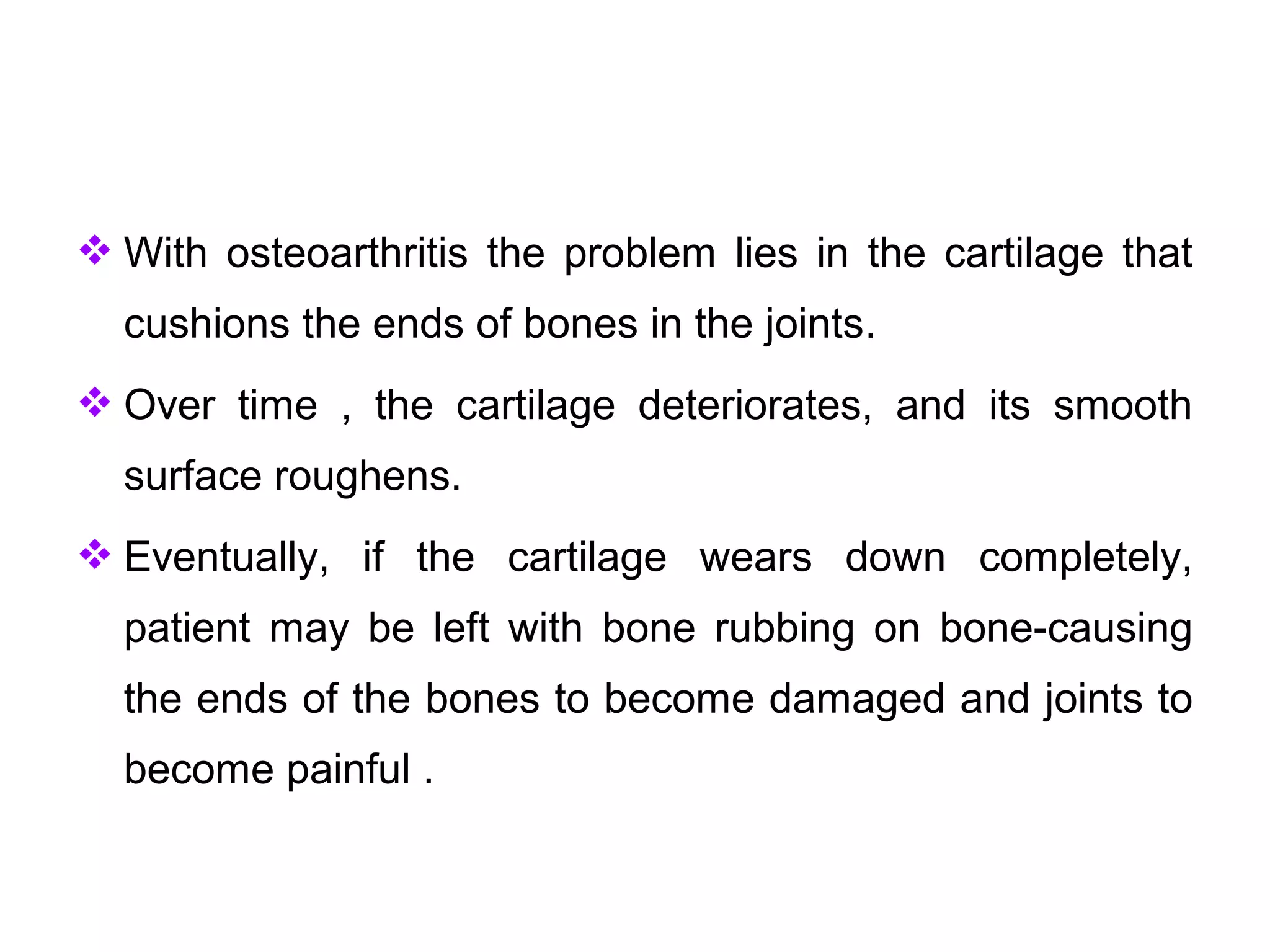 Osteoarthritis patient-education | PPT