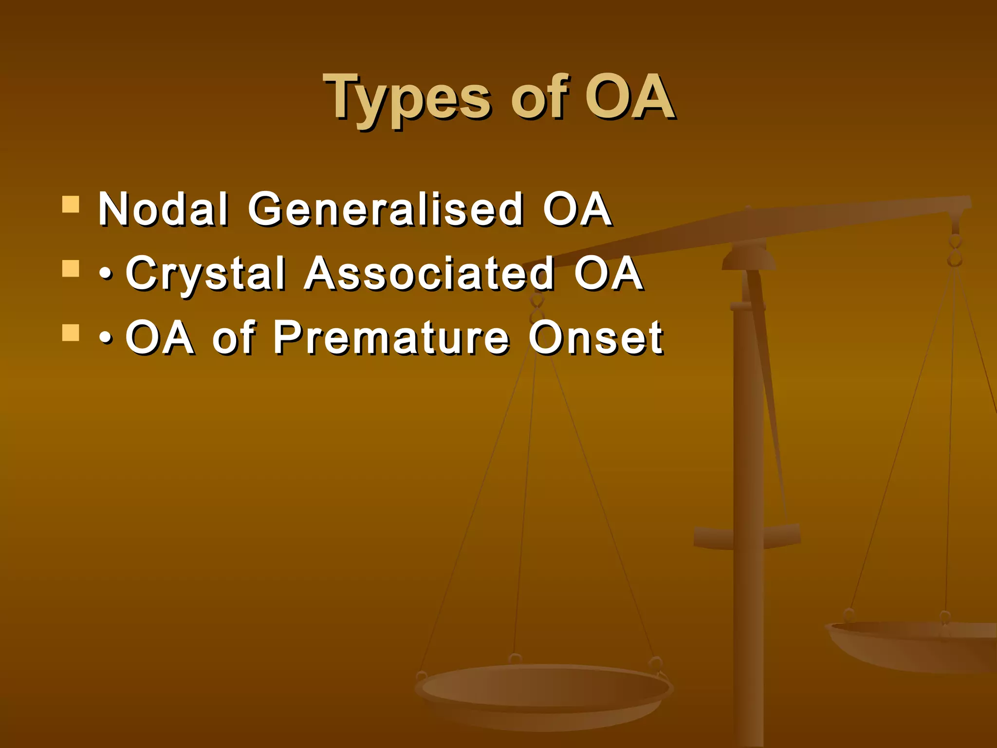 Osteoarthritis ppt | PPT