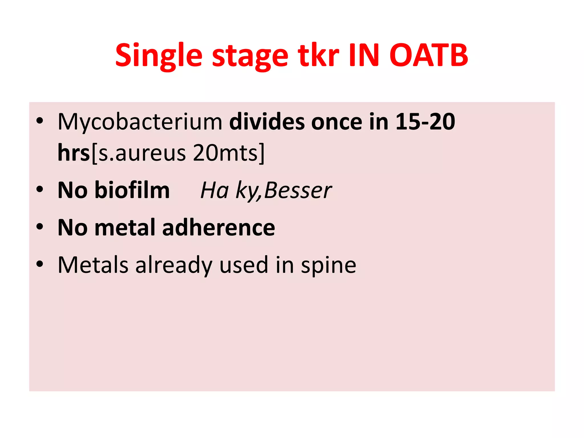 Osteoarticular tuberculosis [bone and joint tb] dr mohamed ashraf,hod ...