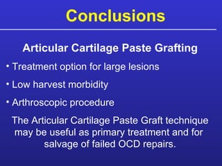 Osteochondritis dissecans | PPT