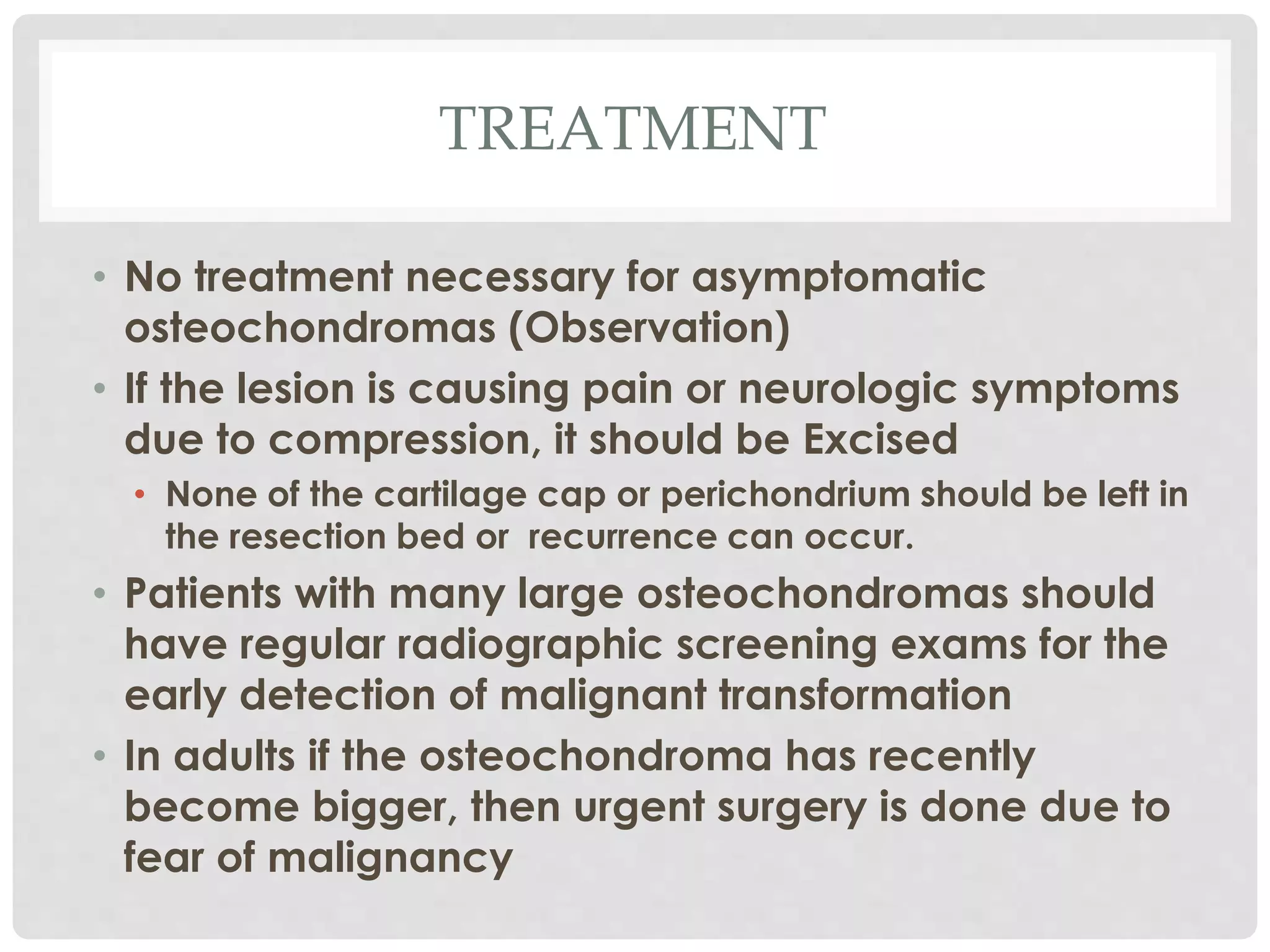 Osteochondroma | PPTX