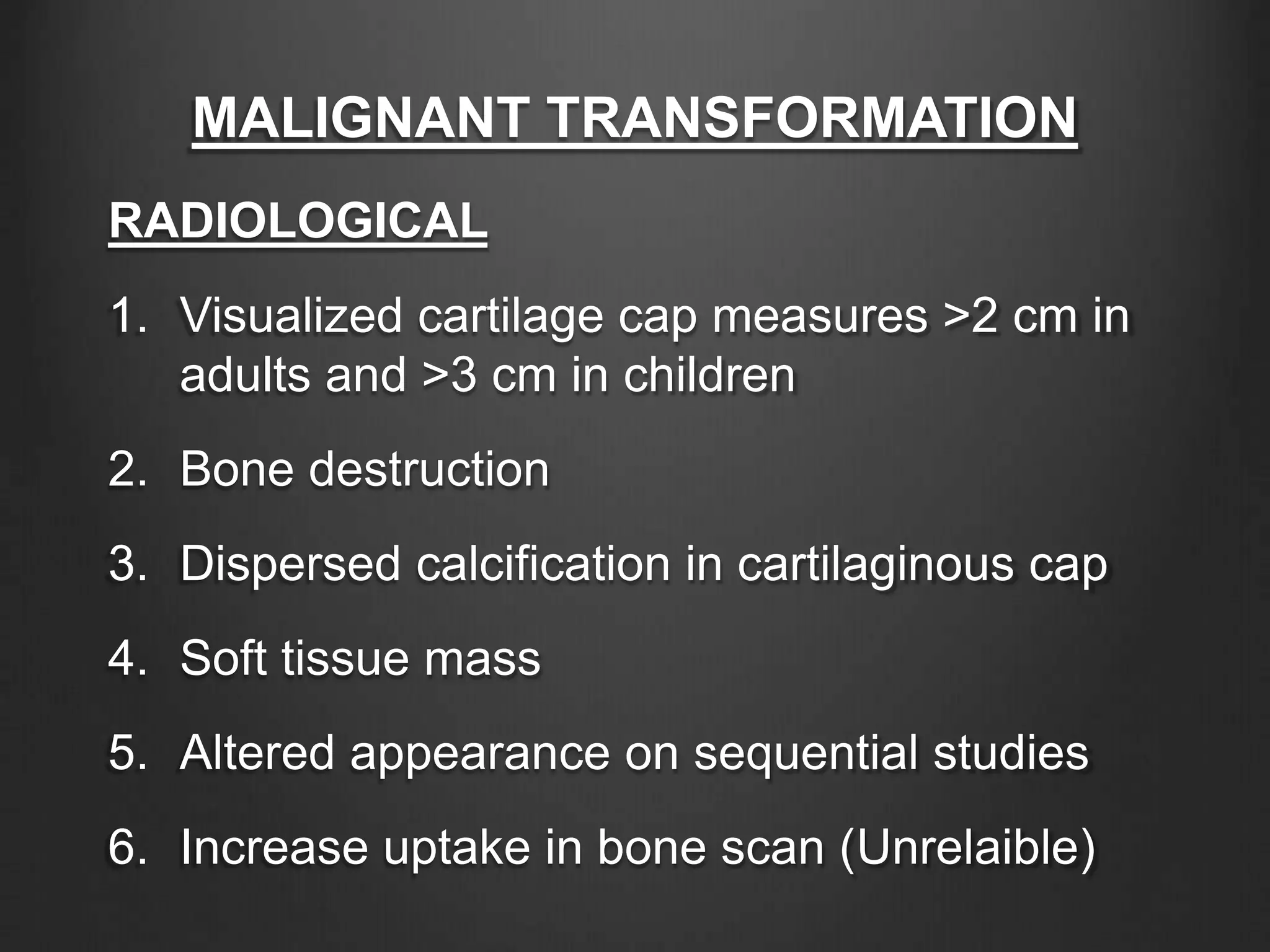 Osteochondroma (dr. mahesh) | PPTX