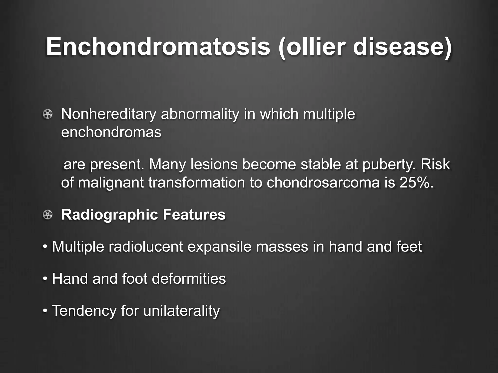 Osteochondroma (dr. mahesh) | PPTX