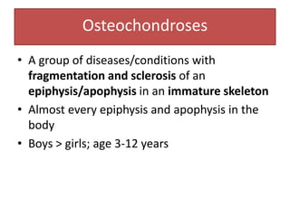 Osteochondrosis | PPT