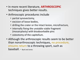 Osteochondrosis of capitellum | PPT