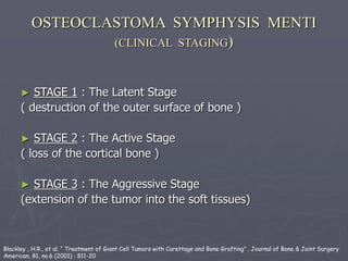 Osteoclastoma Symphysis Menti, A Case Report. | PPT | Bone and Joint ...