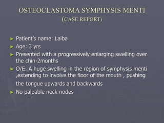 Osteoclastoma Symphysis Menti, A Case Report. | PPT | Bone and Joint ...