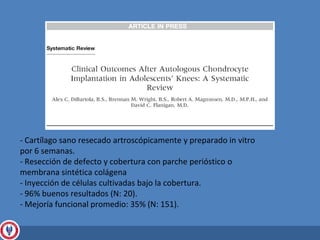 Osteocondritis disecante | PPTX