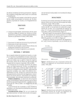 Osteocondritis disecante de rodilla | PDF
