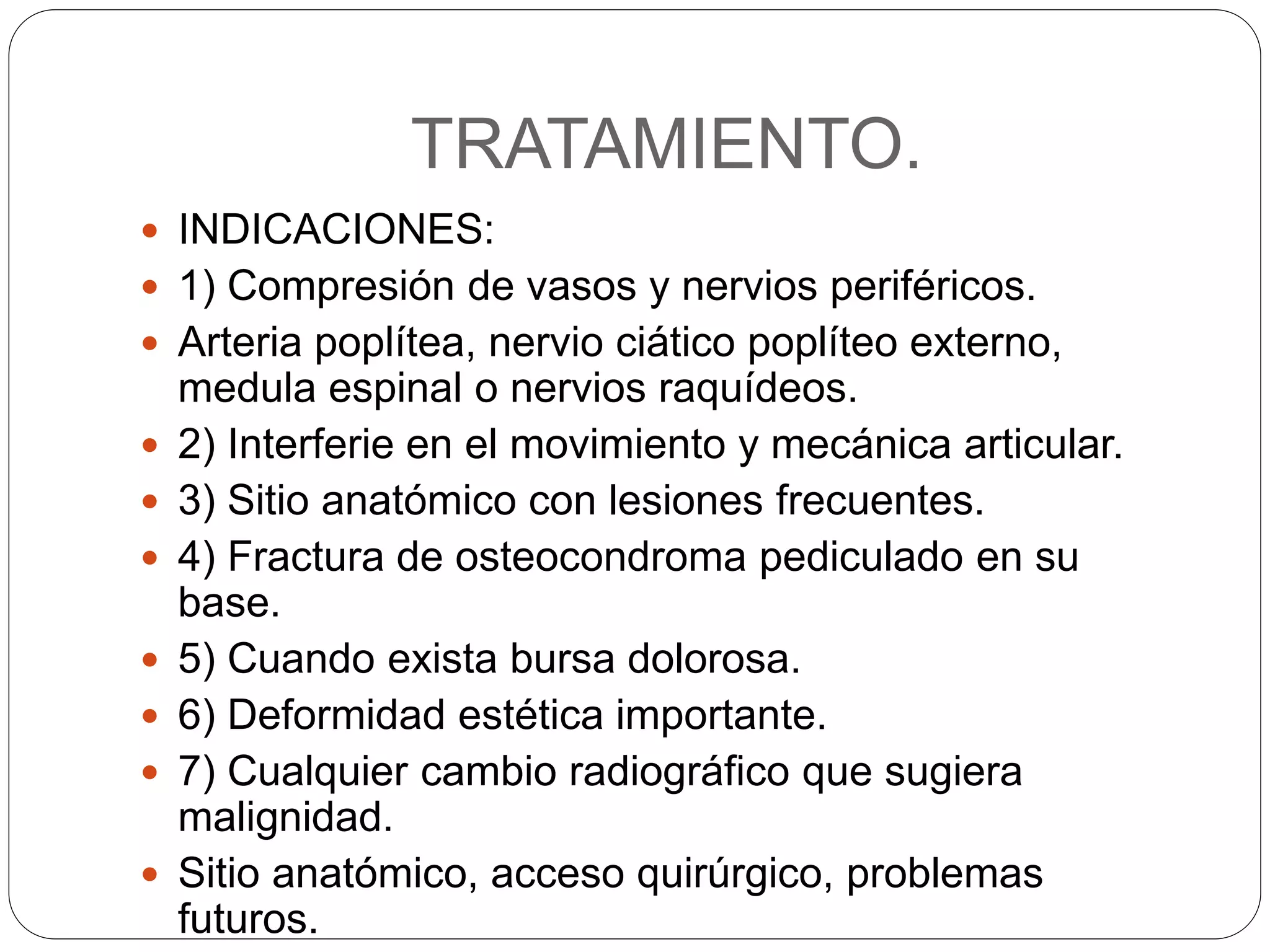 OSTEOCONDROMA, ENCONDROMA, EXOSTOSIS CARTILAGINOSA MULTIPLE, ENFERMEDAD ...