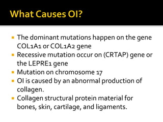 Osteogenesis imperfecta | PPTX