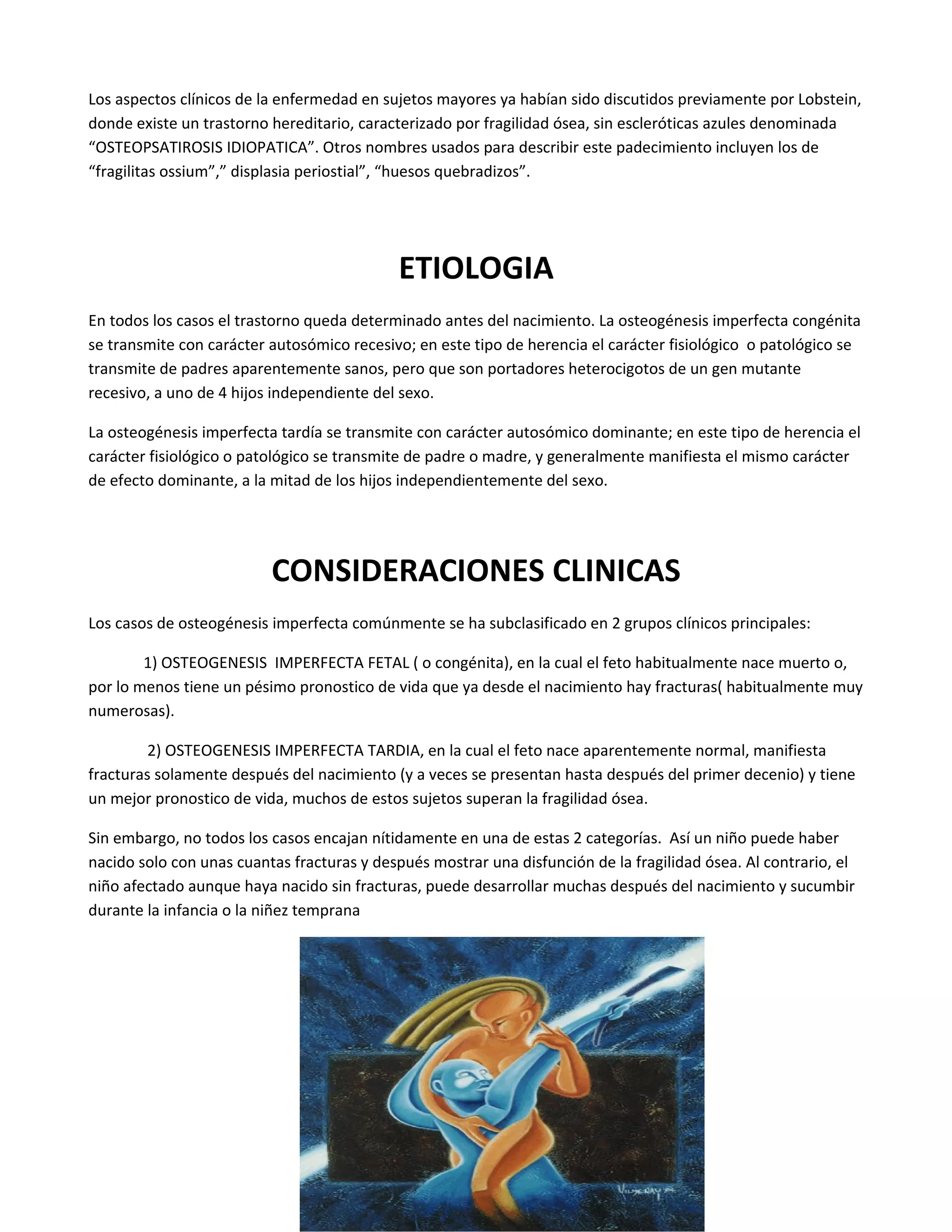 Osteogenesis imperfecta | DOC