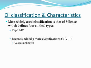 Osteogenesis imperfecta | PPTX