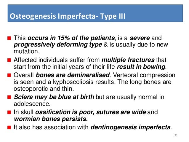 Osteogenesis imperfecta (dr. mahesh)