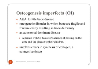Osteogenesis imperfecta (OI) | PDF