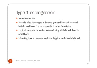 Osteogenesis imperfecta (OI) | PDF