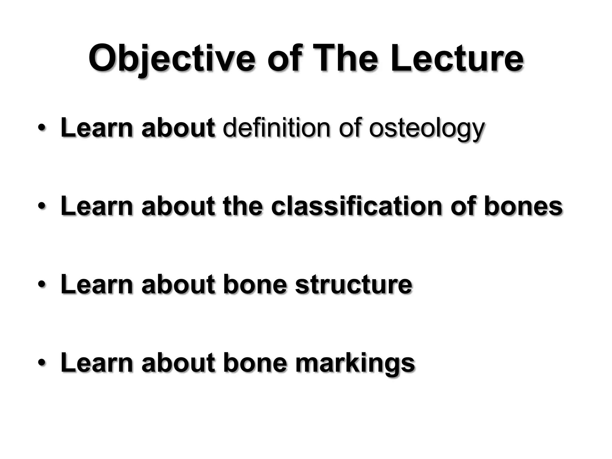 Osteology | PPTX