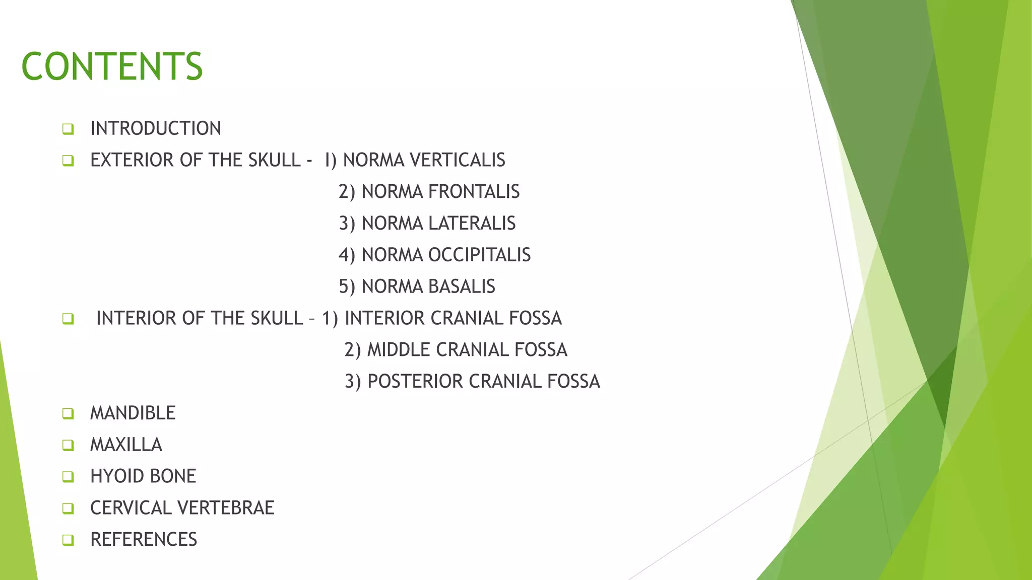 Osteology of head and neck i | PPTX