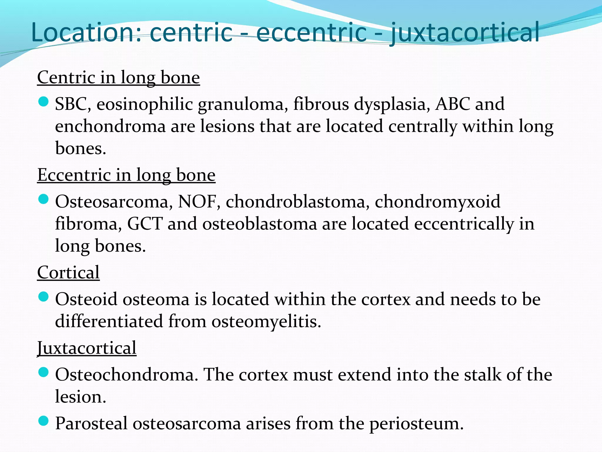 Osteolytic lesions of Bone | PPT