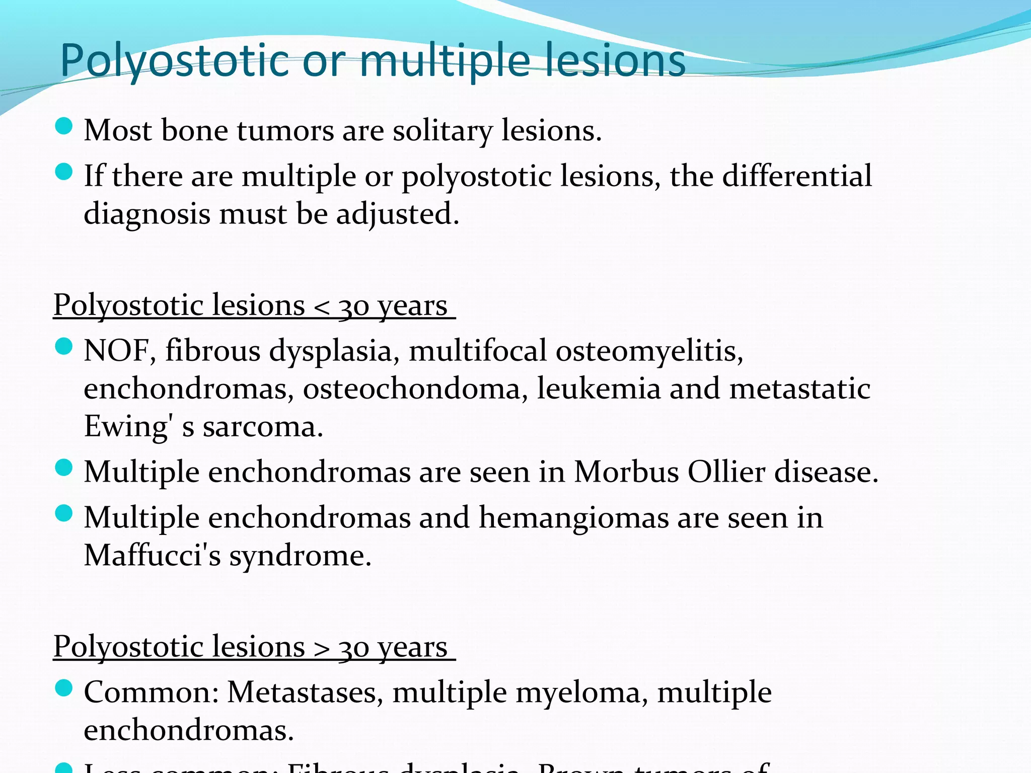 Osteolytic lesions of Bone | PPT