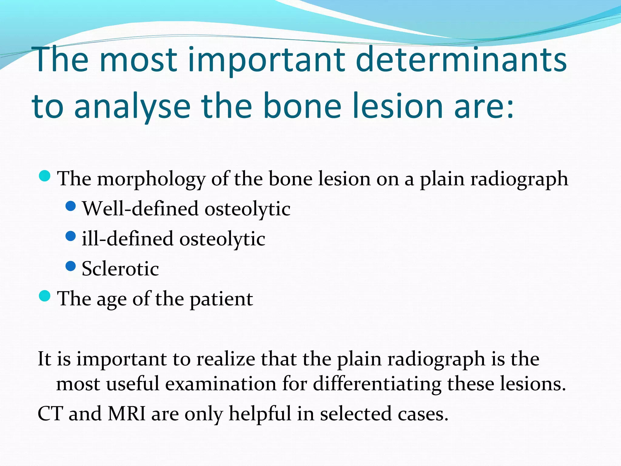 Osteolytic lesions of Bone | PPT