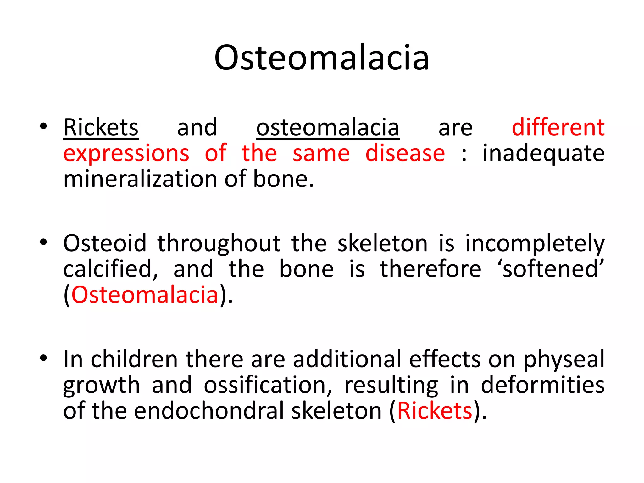 Osteomalacia | PPTX