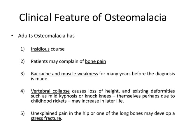 Osteomalacia | PPTX