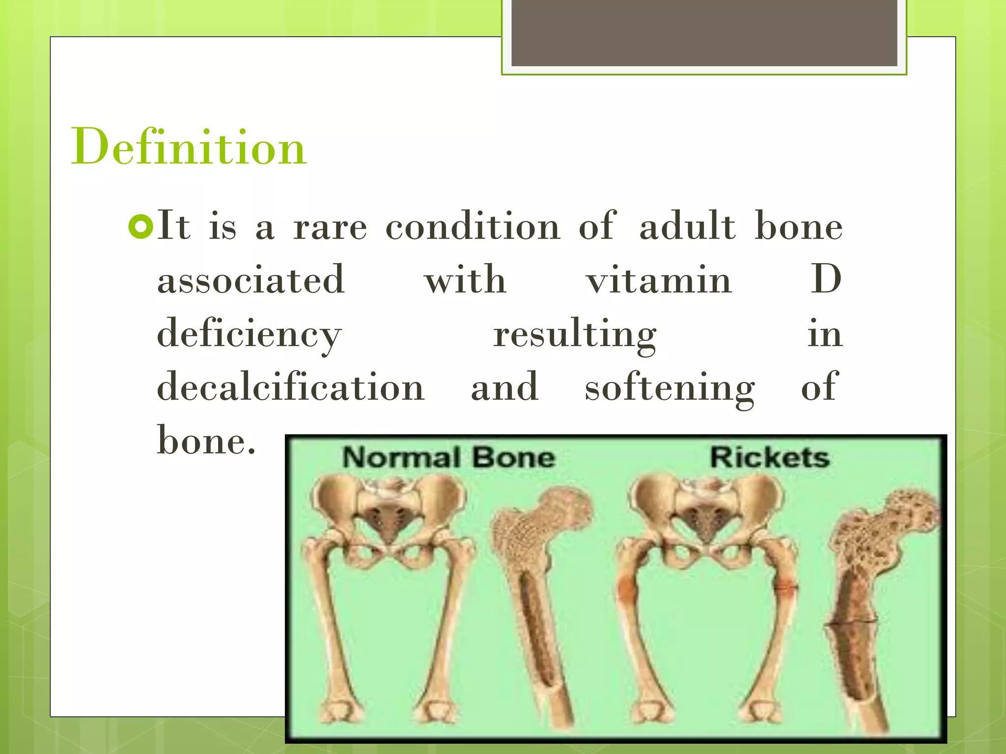 Osteomalacia | PDF