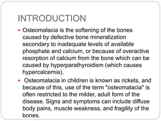 Osteomalacia | PPTX
