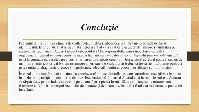 OSTEOMIELITA OASELOR CEREBRALE CU ABCES CEREBRAL.pptx