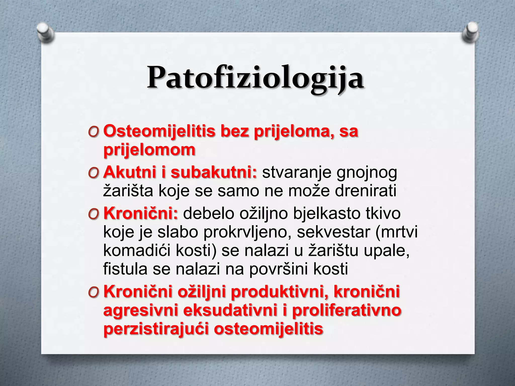 Osteomijelitis | PPSX