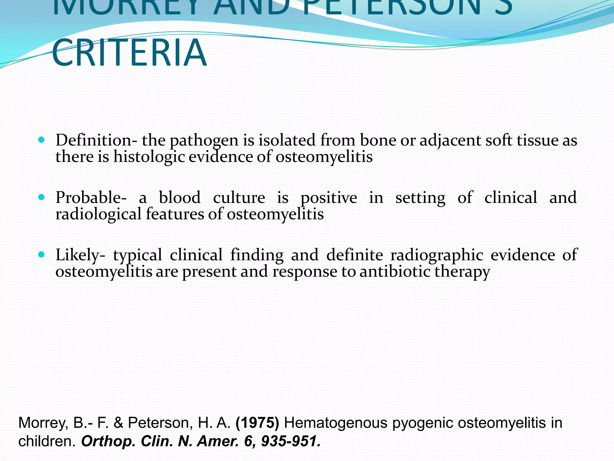 Osteomyelitis | PPTX