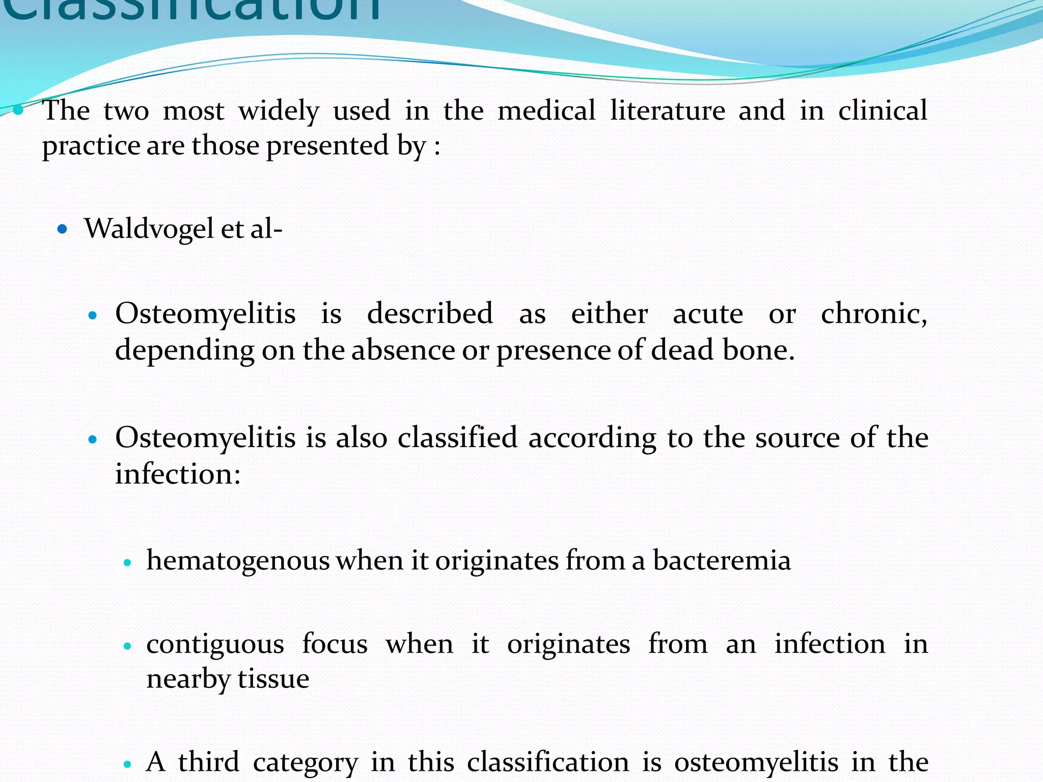 Osteomyelitis | PPTX