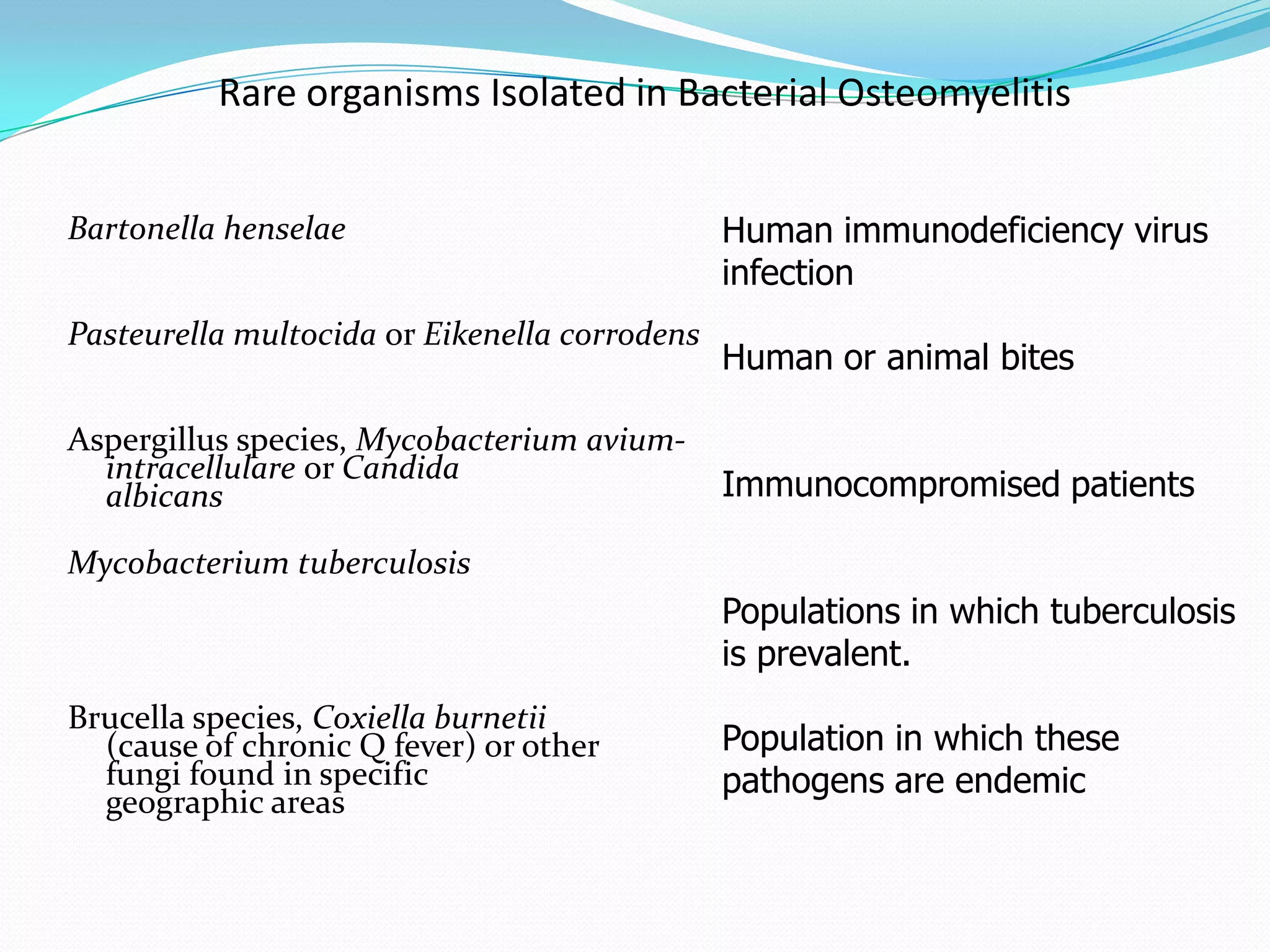 Osteomyelitis | PPTX
