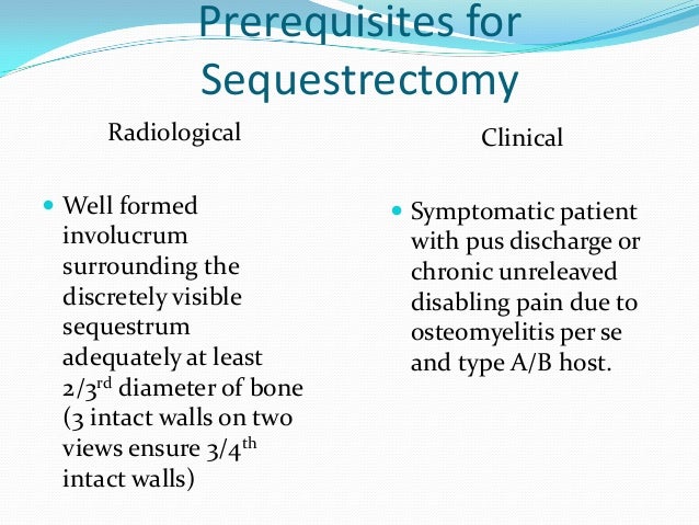 Osteomyelitis