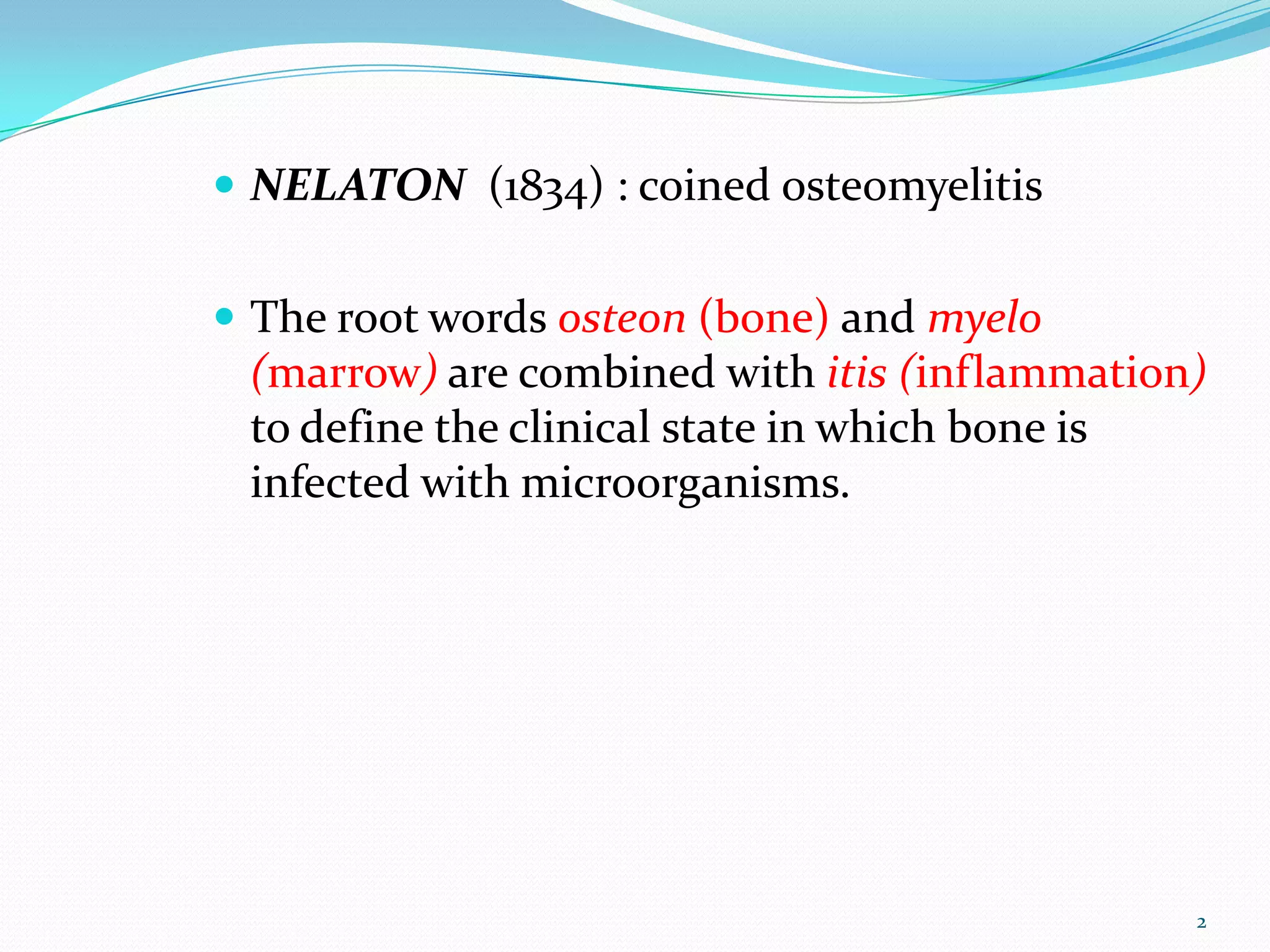 Osteomyelitis | PPTX