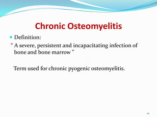 Osteomyelitis | PPTX