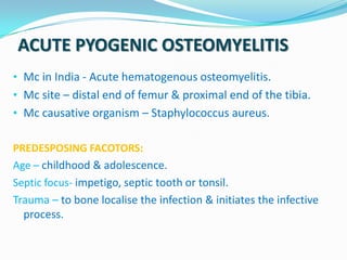 Osteomyelitis | PPTX