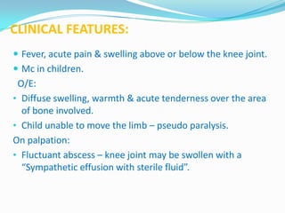 Osteomyelitis | PPTX