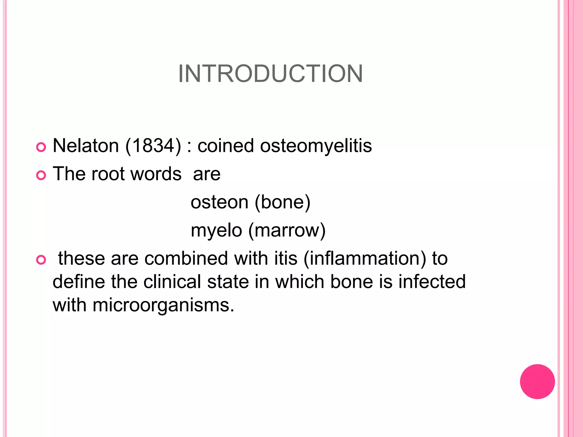 Osteomyelitis | PPTX