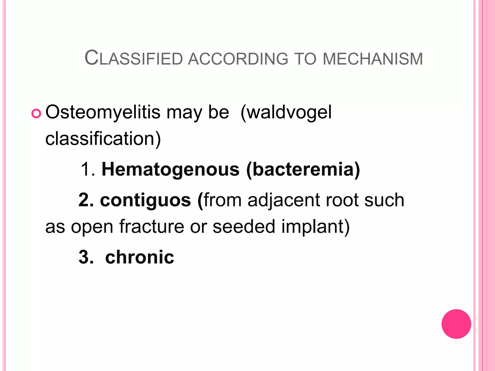 Osteomyelitis | PPTX