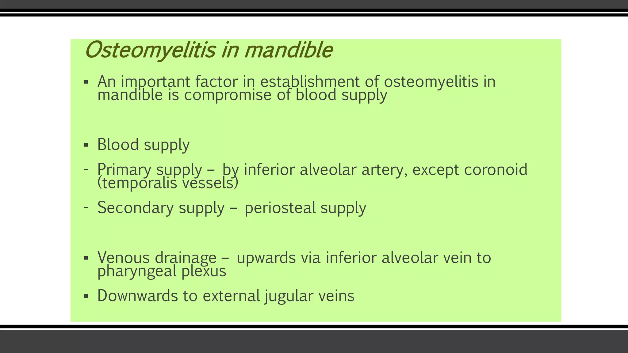Osteomyelitis | PPTX